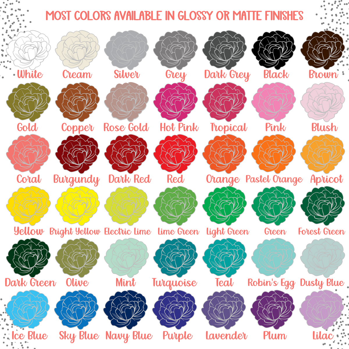 We Read Porn Here with Single Bloom Stack Decal – Peony Pepper