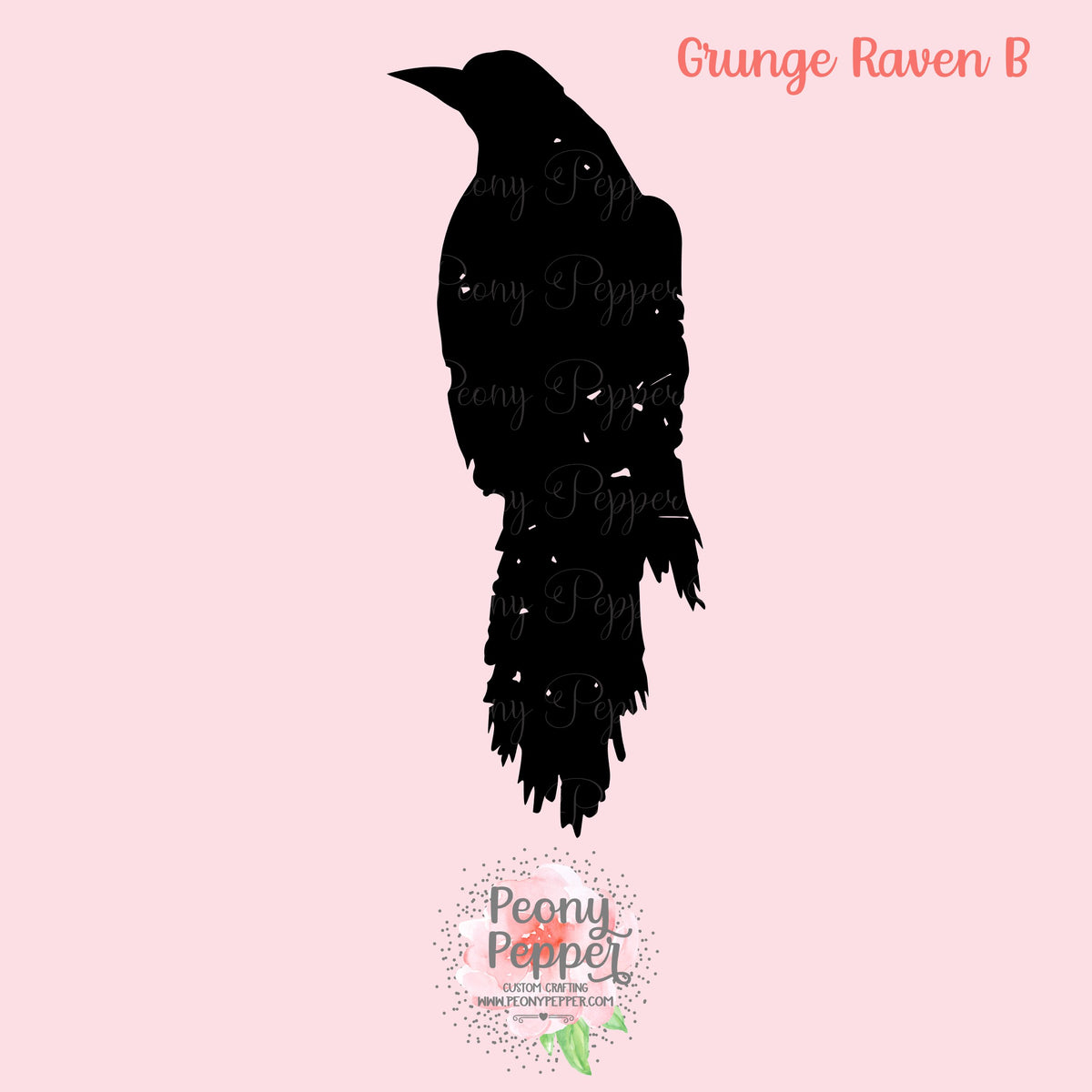 Grunge Ravens Decals – Peony Pepper