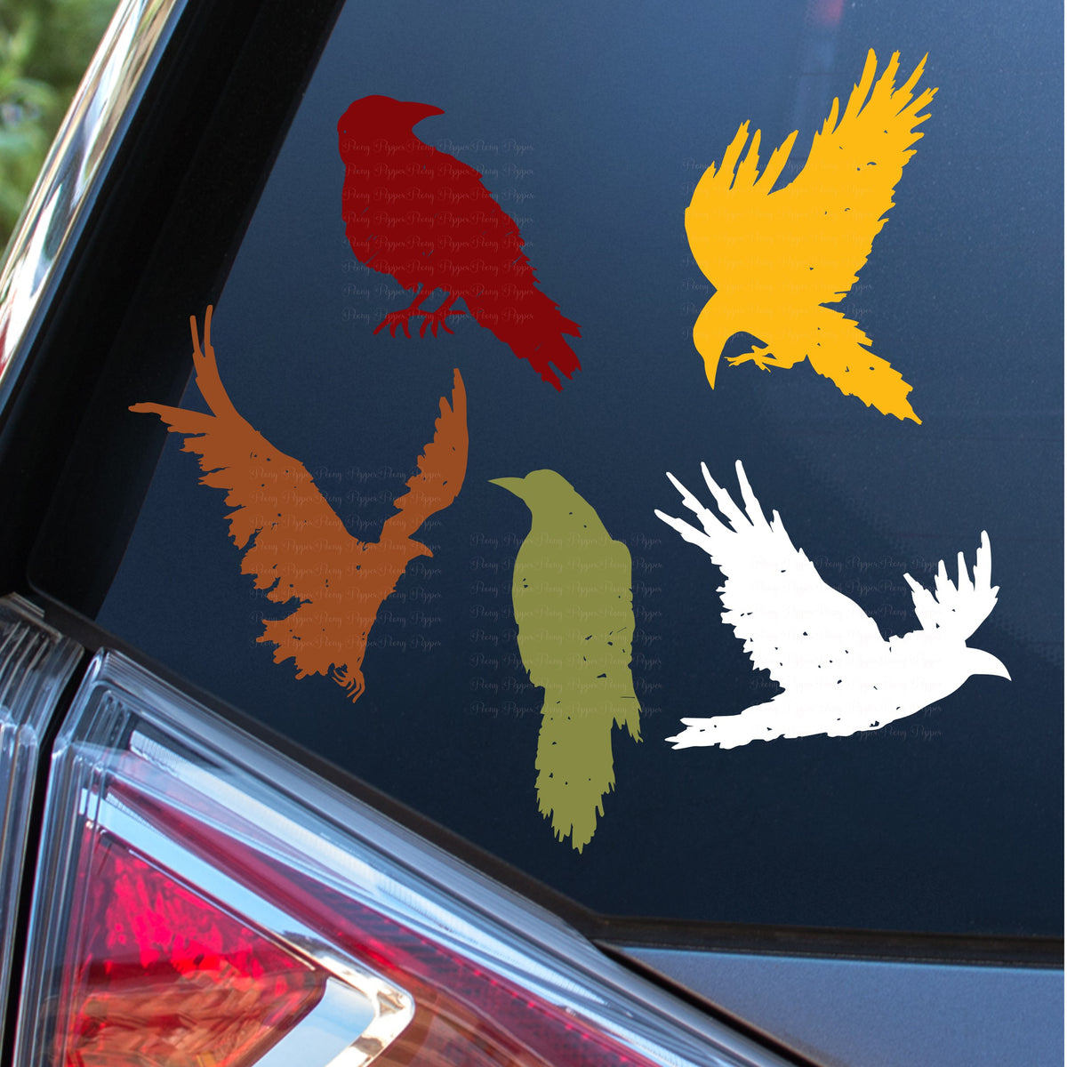 Grunge Ravens Decals – Peony Pepper