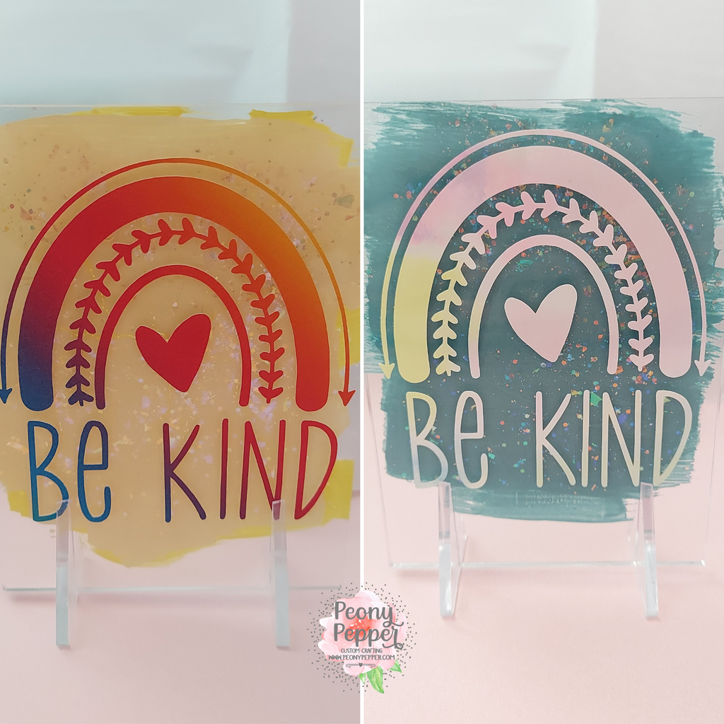 Be Kind Rainbow Sign – Peony Pepper